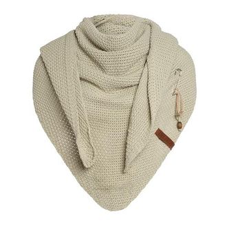 Knit Factory Coco Ch&acirc;le Tricot&eacute; - Foulard Triangle - Foulard femme pour lautomne et lhiver - &Eacute;charpe Femme - Ch&acirc;le Femme - 100% Fabriqu&eacute; en Europe - Seda - 190x85 