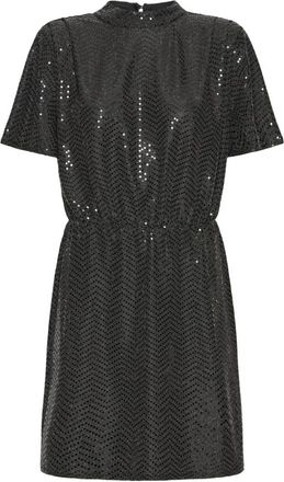 Ichi Ichi, Femme, Robes, Noir, Taille: 46 FR Robes Courtes