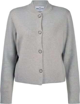 Gran Sasso 57216/12851 Cardigan - - Knitwear - Damen - Grau - XL