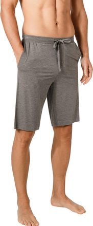 Hanro Herren Pyjamashorts grau unifarben