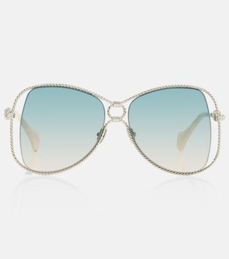Aquazzura Cat-Eye-Sonnenbrille Malibu