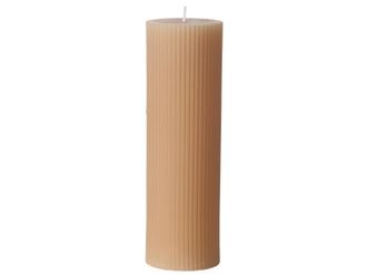Boltze Classic Stumpenkerze beige 20cm (1 Stück)