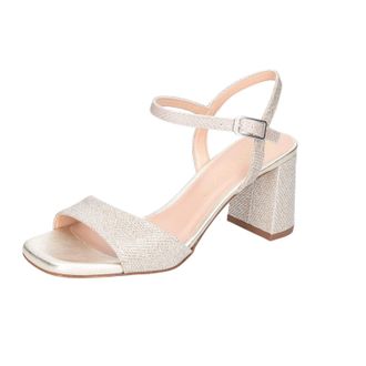 Unisa Damen MORATY_23_EV Sandale mit Absatz, Platino, 40 EU