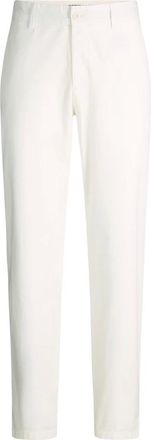 Strellson Homme, Pantalons, Blanc, Taille: W35 L34 Pantalon chino blanc cr&egrave;me avec taille ajustable