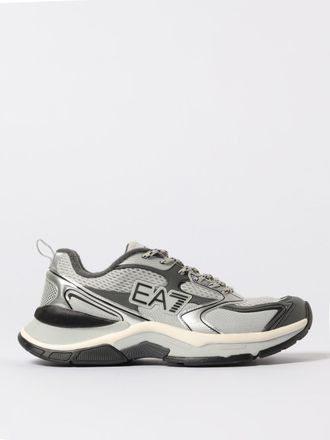 Emporio Armani Baskets EA7 Homme couleur Argent