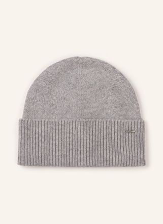 HUGO BOSS M&uuml;tze Aus Cashmere grau