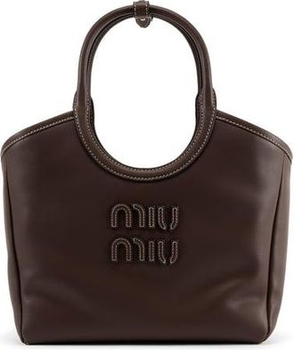 Miu Miu Sac &agrave; main Ivy en cuir de veau