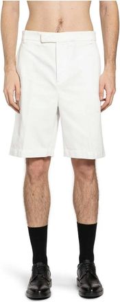 Thom Browne Homme, Shorts, Blanc, Taille: L Packable S/C avec Poches &agrave; Rabat