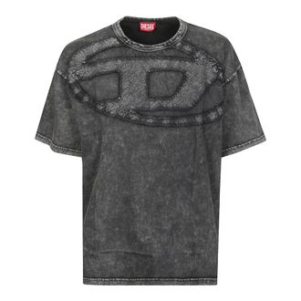 Diesel Homme, Tops, Gris, Taille: L T-Boxt DEN T-Shirt