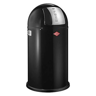 WESCO Wesco - Poubelle Pushboy 50 L Noire
