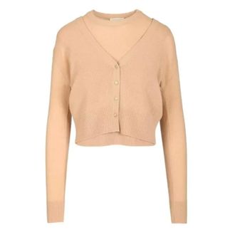 Forte_Forte Femme, Pulls, Brun, Taille: S Cashmere Twin-Set