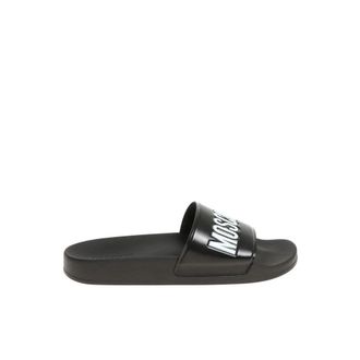 Moschino Pool Slide - - Shoes - Herren - Schwarzk - 45 EU