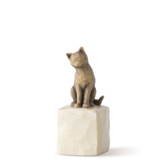 Willow Tree Love My Cat Dark Figurine