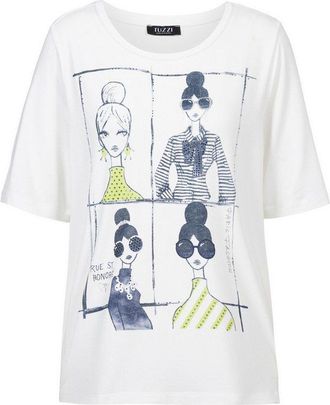 Tuzzi Nero T-Shirt mit Grafikprint