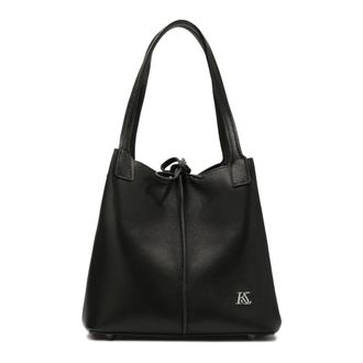 Kazar Schwarze weiche Lederhandtasche in Schichten - - Bags - Damen - Schwarzk - ONE SIZE