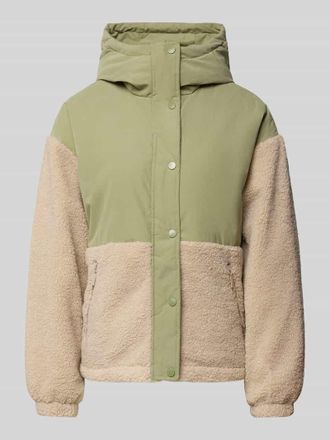 Mazine Regular Fit Jacke mit Kunstfellbesatz Modell Blocking