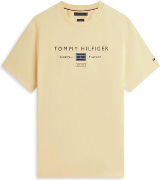 Tommy Hilfiger Softes T-Shirt mit Label-Schriftzug, Regular in