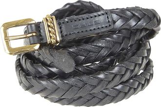 Etro Femme, Accessoires, Noir, Taille: 80 CM Ceinture en cuir tress&eacute;