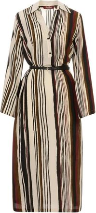 Max Mara Femme, Robes, Multicolore, Taille: 36 FR Midi Robes
