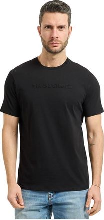 A|X Armani Exchange Homme, Tops, Noir, Taille: 2XL Basic Crew Neck T-shirt