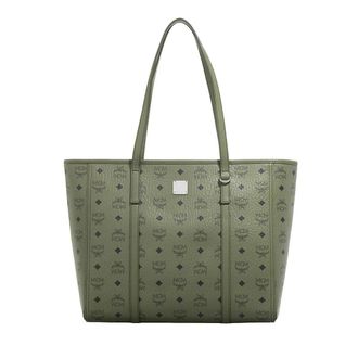 MCM Shopper - Mcm Toni Shopper Medium - Gr. unisize - in Grün - für Damen