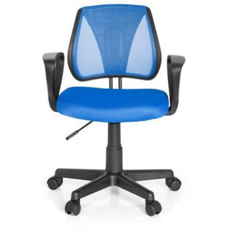 hjh OFFICE [GEBRAUCHT] B-Ware Hjh Office Kinderschreibtischstuhl Kinderstuhl Kiddy Computer Cd Netzstoff Blau