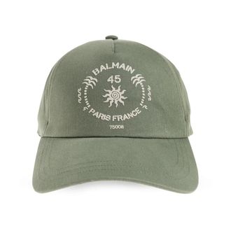 Balmain Femme, Accessoires, Vert, Taille: ONE Size Casquette de baseball