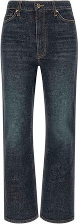 Khaite Schlagjeans - Blau