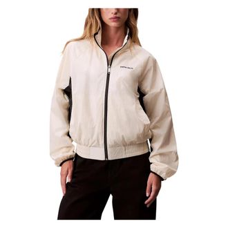 Calvin Klein Jeans Retro Track Jacket - - Jackets - Damen - Beige - XS