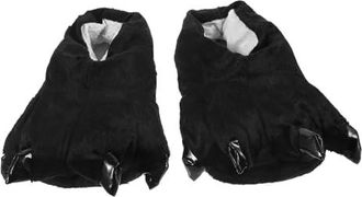 Minkissy Pantoufles en coton pour femmes chaussures dint&eacute;rieur &agrave; griffes de dinosaure design animal cartoon amusant et confortable