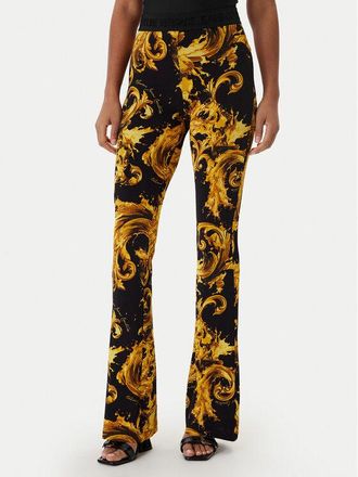 Versace Jeans Couture Leggings 80HAC107 JS533 Schwarz Flare Fit