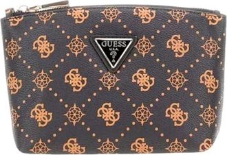 Guess Wilder Trousse - Femme - Sacs - Brun - Taille: ONE Size