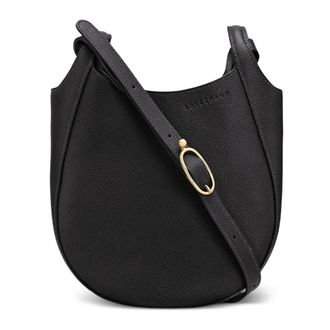 Longchamp Femme, Sacs, Noir, Taille: ONE Size Le Foulonn&eacute; S Sac bandouli&egrave;re
