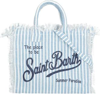 Saint Barth Femme, Sacs, Bleu, Taille: ONE Size Colette Linen Bag