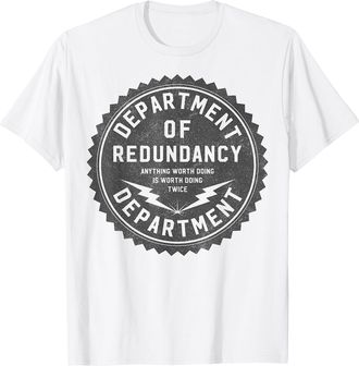 Trendy Apparel Trendy Redundancy Department Black Badge T-Shirt