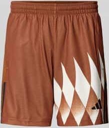 adidas Regular Fit Sweatshorts mit Allover-Muster