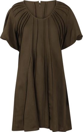 Jovonna London Femme, Blouses et Chemises, Vert, Taille: 40 FR Mini-robe &agrave; Manches Amples et Empi&egrave;cements Visibles