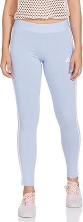 adidas W 3S Leg Leggings, Blue Dawn/White, L Womens