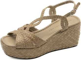 Pons Quintana Femme, Chaussures, Beige, Taille: 40 EU Ankara Wedge