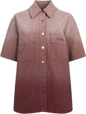 Amiri Chemise oversize d&eacute;grad&eacute;e &agrave; manches courtes en coton