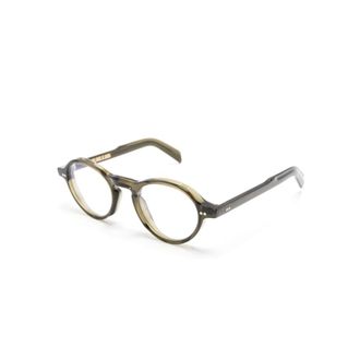 Cutler and Gross unisex, Accessoires, Multicolore, Taille: 47 MM Monture Optique Verte Élégante et polyvalente