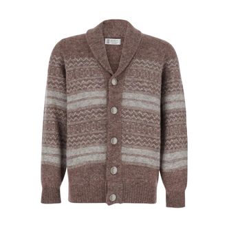 Brunello Cucinelli Herren, Strickwaren, Braun, XLGr&ouml;&szlig;e