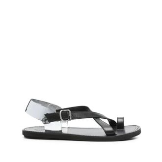 Dries Van Noten Homme, Chaussures, Noir, Taille: 43 EU Sandales Tongs Entrecrois&eacute;es