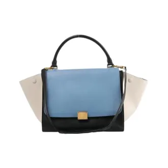 Celine Sac &agrave; main Trapeze Pre-owned - Femme - Pre-owned - Bleu - Taille: ONE Size