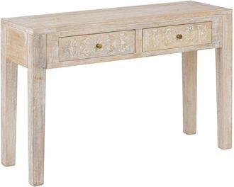 Atmosphera Atmosphera - Console 2 tiroirs Shirel manguier L120cm créateur dintérieur