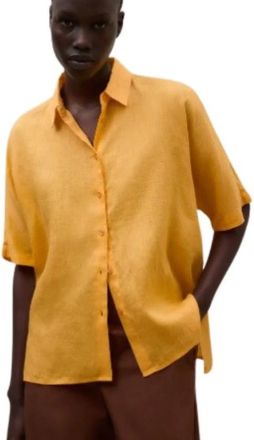Ecoalf Ecoalf, Femme, Blouses et Chemises, Jaune, Taille: 38 FR Melania Shirt
