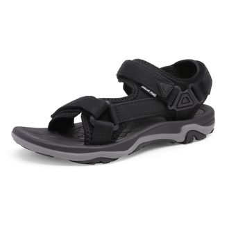 Dream Pairs Sandalen Damen Sommer Sandals Women TPR-Sohle & komfortable EVA-Zwischensohle,Size 36.5,Schwarz,DSA214