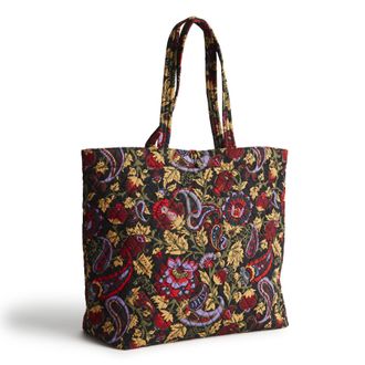 Vera Bradley Original Baumwoll-Tragetasche, Mehrfarbig/Meereswellen (Ocean Tides)