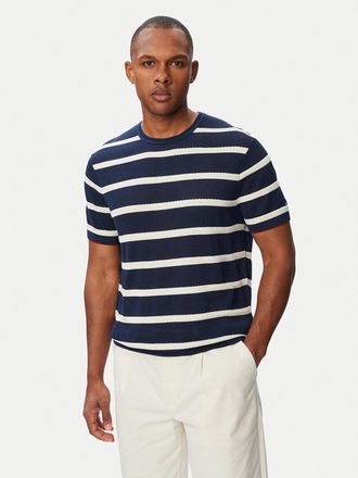 Tommy Hilfiger Pullover Breton MW0MW43942 Dunkelblau Regular Fit