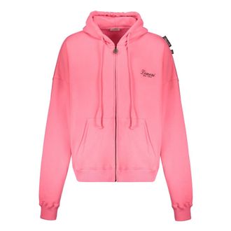 Isabella 1985 Full Zip Hoodie - - Sweatshirts & Hoodies - Herren - Rosa - XL